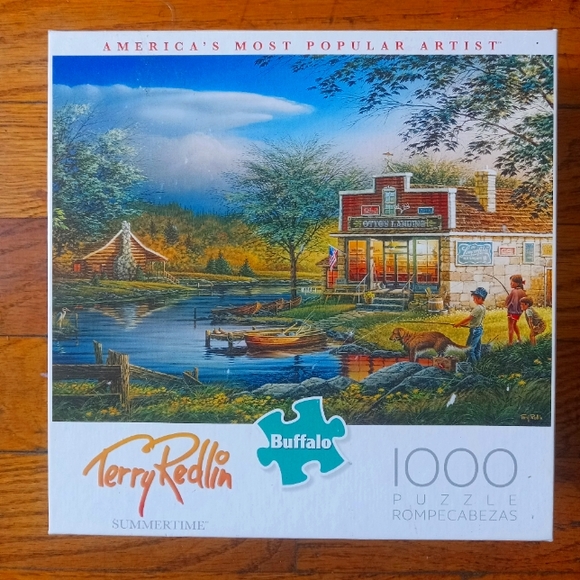 terry redlin | Toys | Buffalo Jigsaw Puzzle Terry Redlin Summertime ...